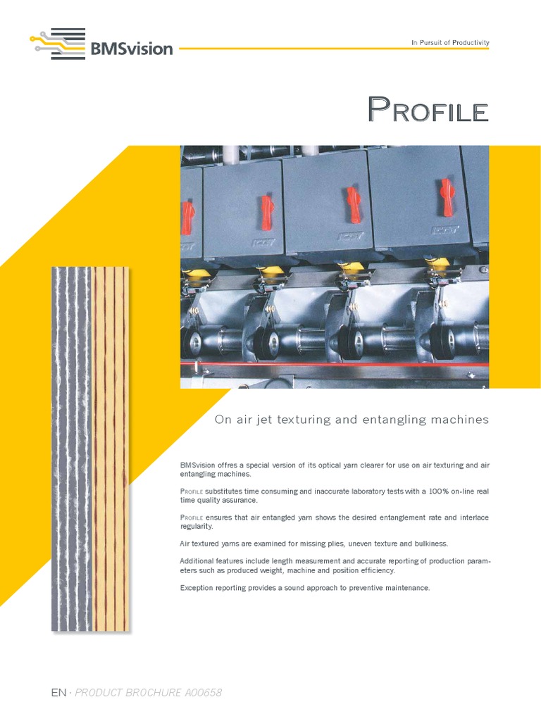 rofile: On air jet texturing and entangling machines | Yarn