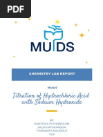 Lab Report | PDF | Titration | Chemistry