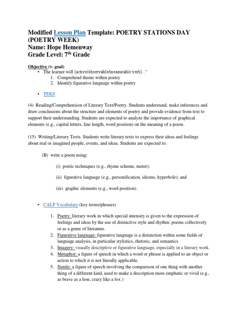 Poetry Stations Day Poetry Week | PDF | Poetry | Writing