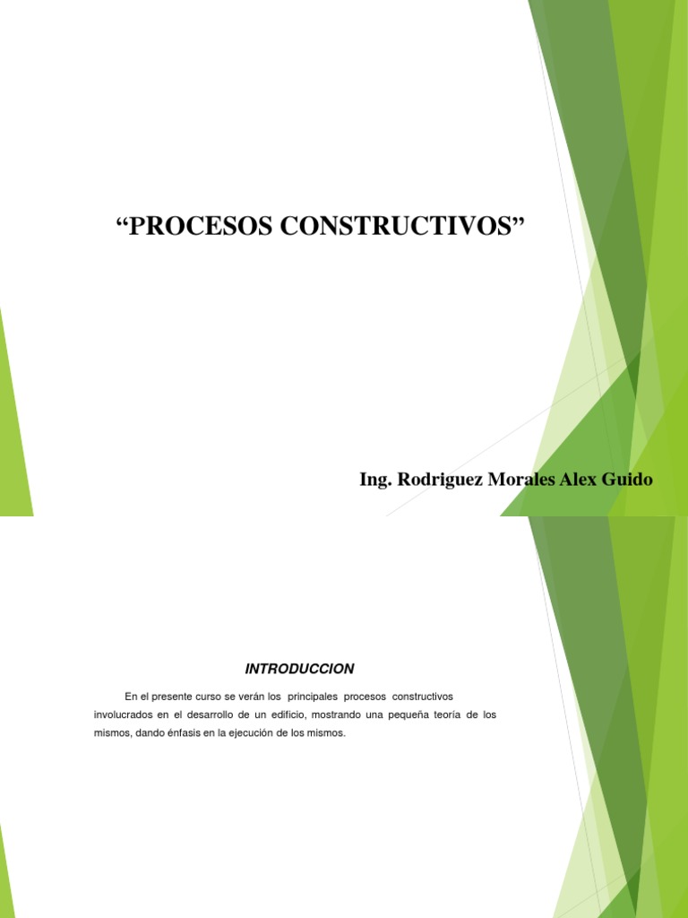 1 Manual Técnico de Procesos Constructivos PDF | PDF | Fundación ...