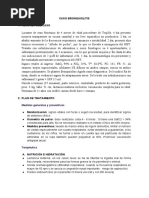 Algoritmo Bronquiolitis Ministério Salud | PDF