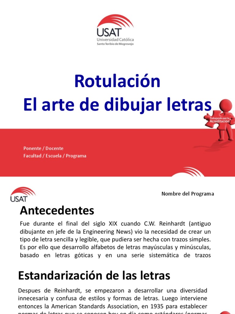 Clase 06 Rotulacion | PDF | Dibujo | Lápiz