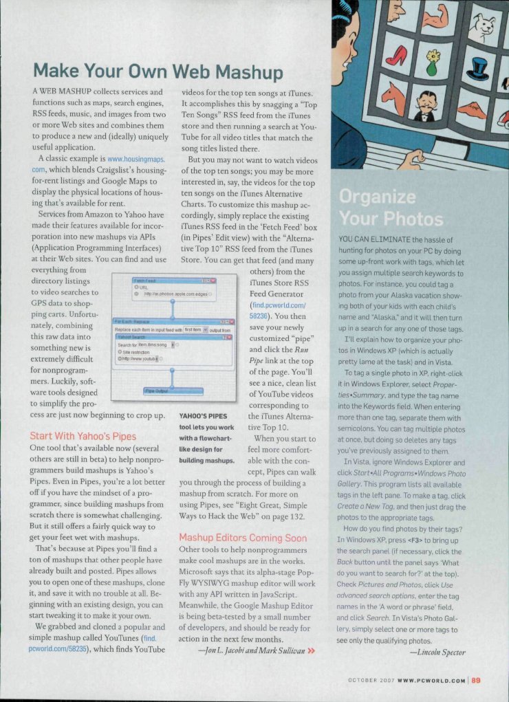 Make Your Own Web Mashup: Start With Yahoo's Pipes | PDF | Application ...