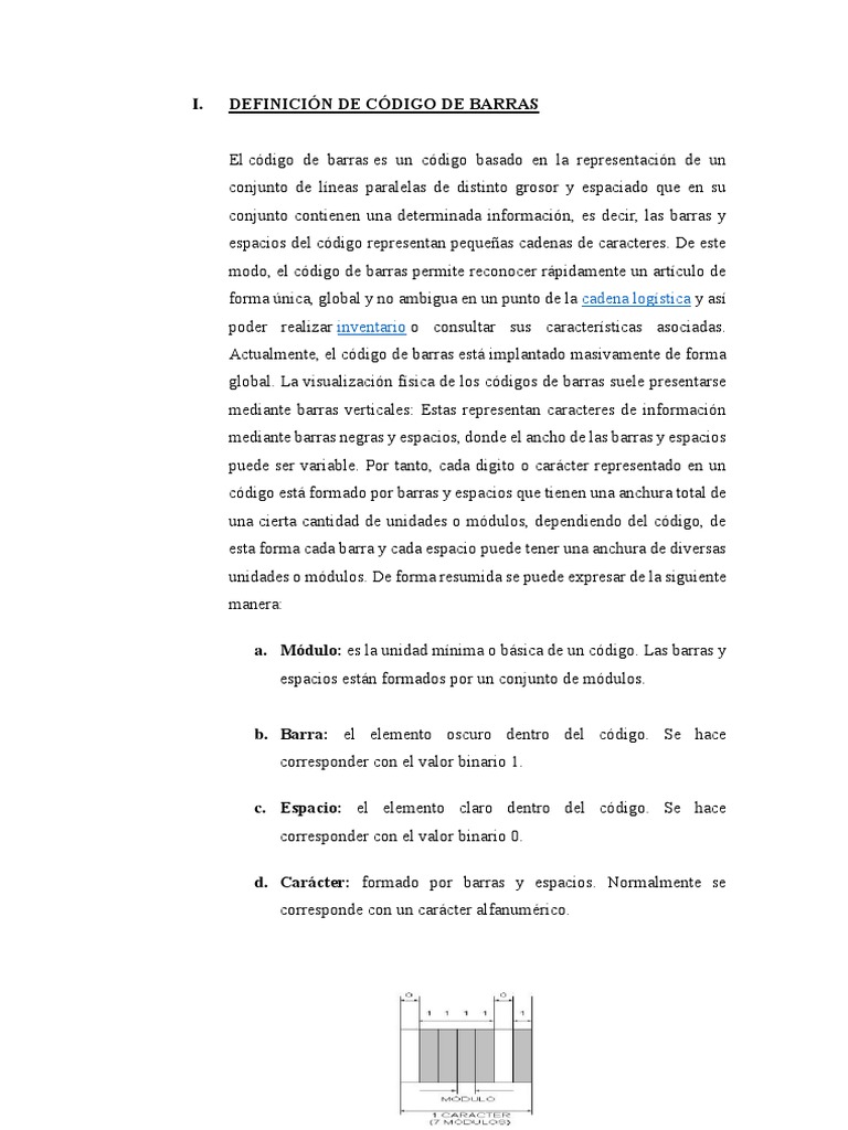 Definición de Código de Barras | Descargar gratis PDF | Código de ...