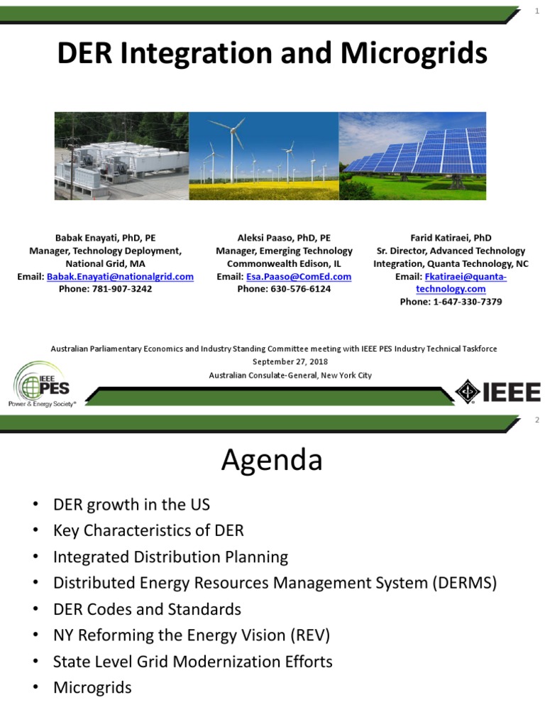DER Integration and Microgrid Strategies | PDF | Distributed Generation ...