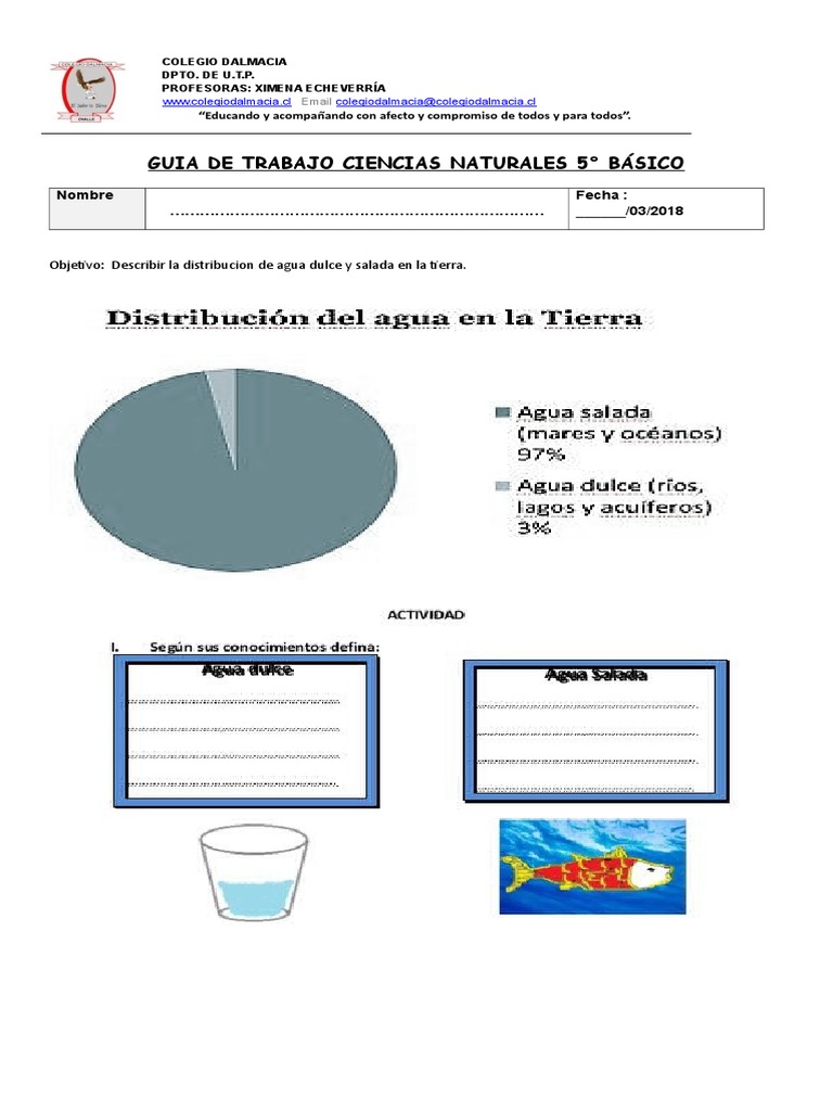 Distribución del Agua en la Tierra | PDF