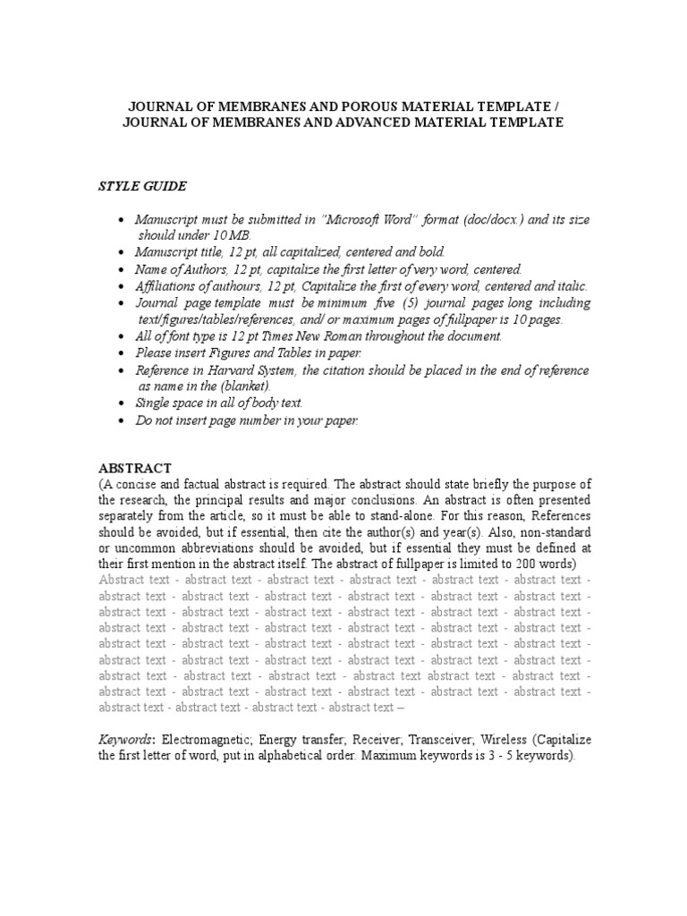 Final Template | PDF | Citation | Writing