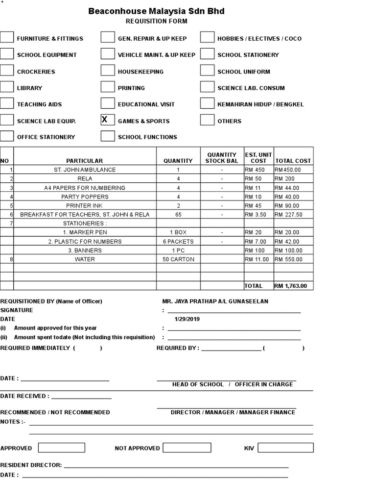 Requisition Cross Country | PDF | Written Communication | Art Media