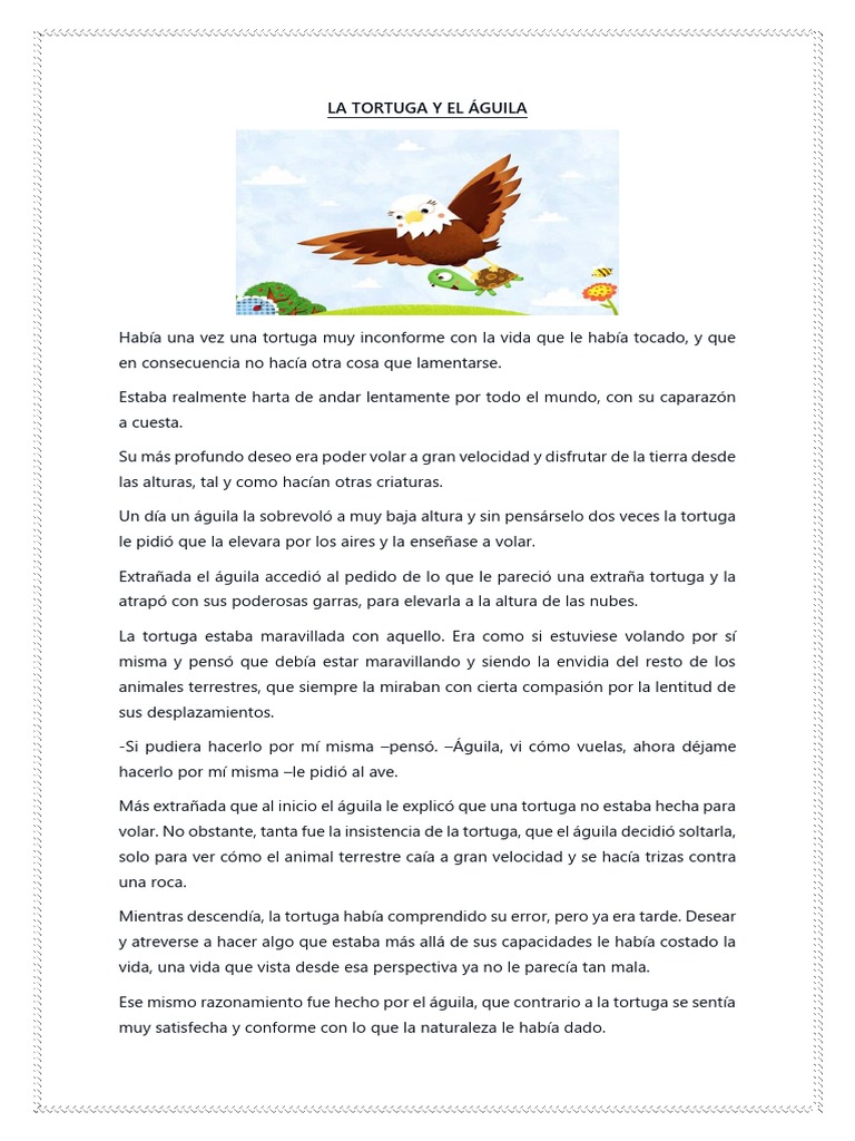 La Tortuga y El Águila | PDF
