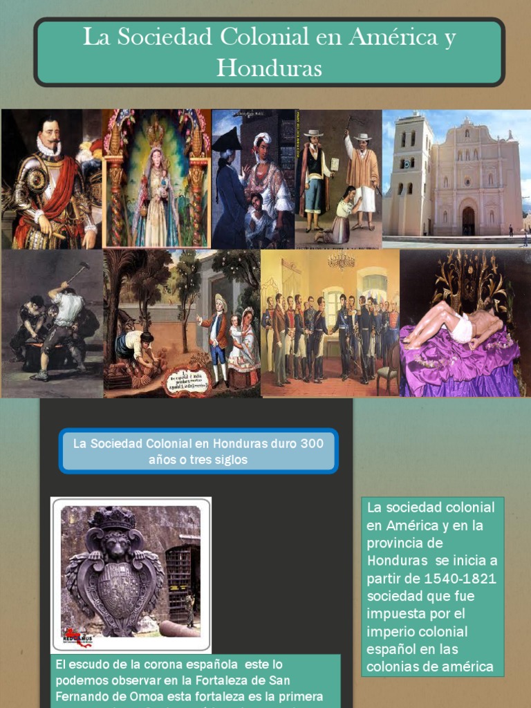 La Sociead Colonial en Honduras y America | PDF | Colonialismo ...