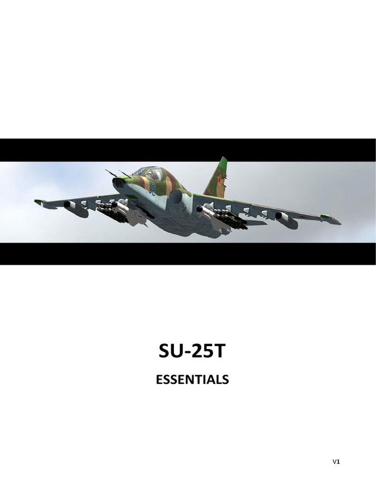 Su25 T Essentials Dcs | PDF | Missile | Takeoff