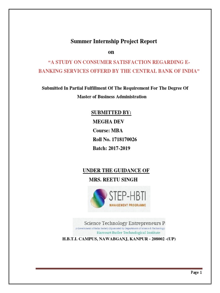 MBA FINAL PROJECT MARKETING Megha | PDF | Debit Card | Online Banking