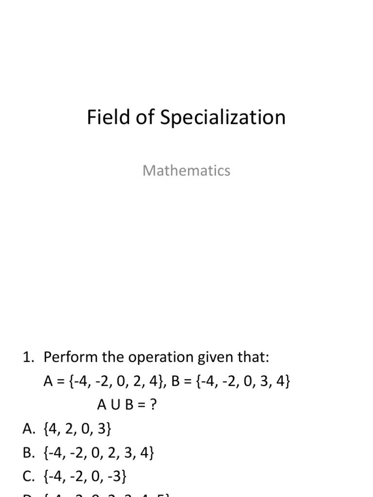 Field of Specialization | PDF | Area | Rectangle