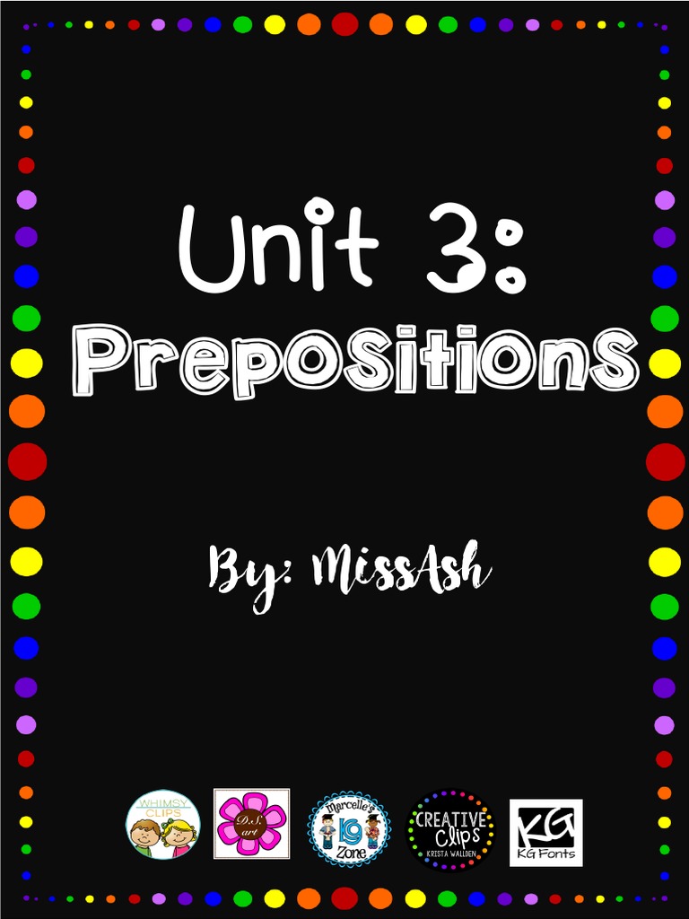 Preposition Year 1 | PDF