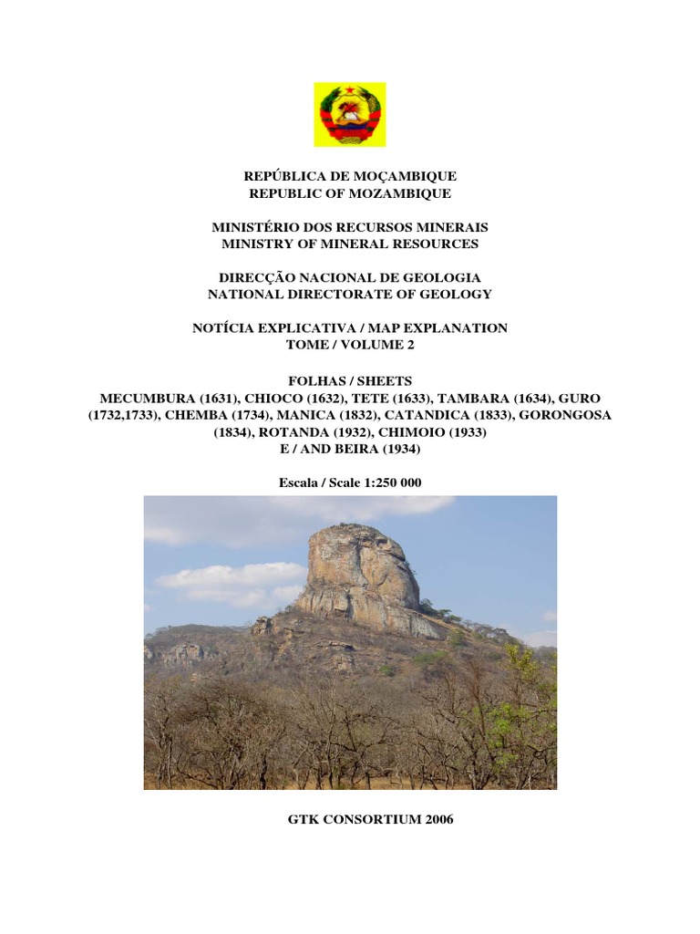 GTK Map Explanation Volume2 PDF | PDF | Granite | Rocks