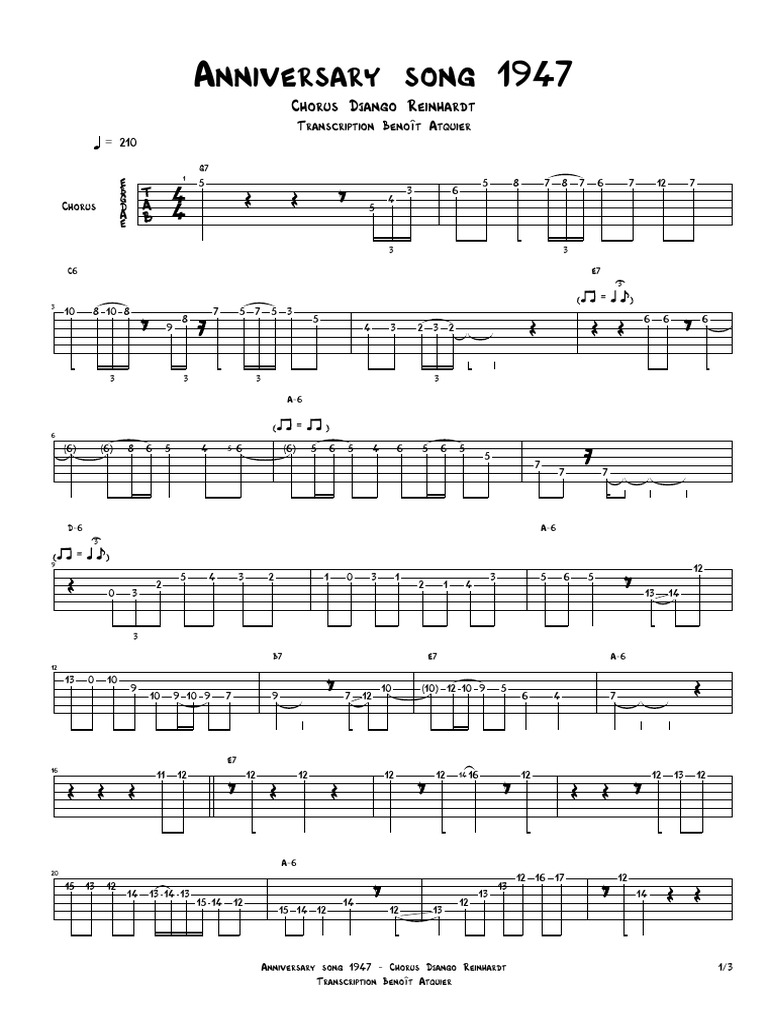 Anniversary Song 1947 PDF | PDF