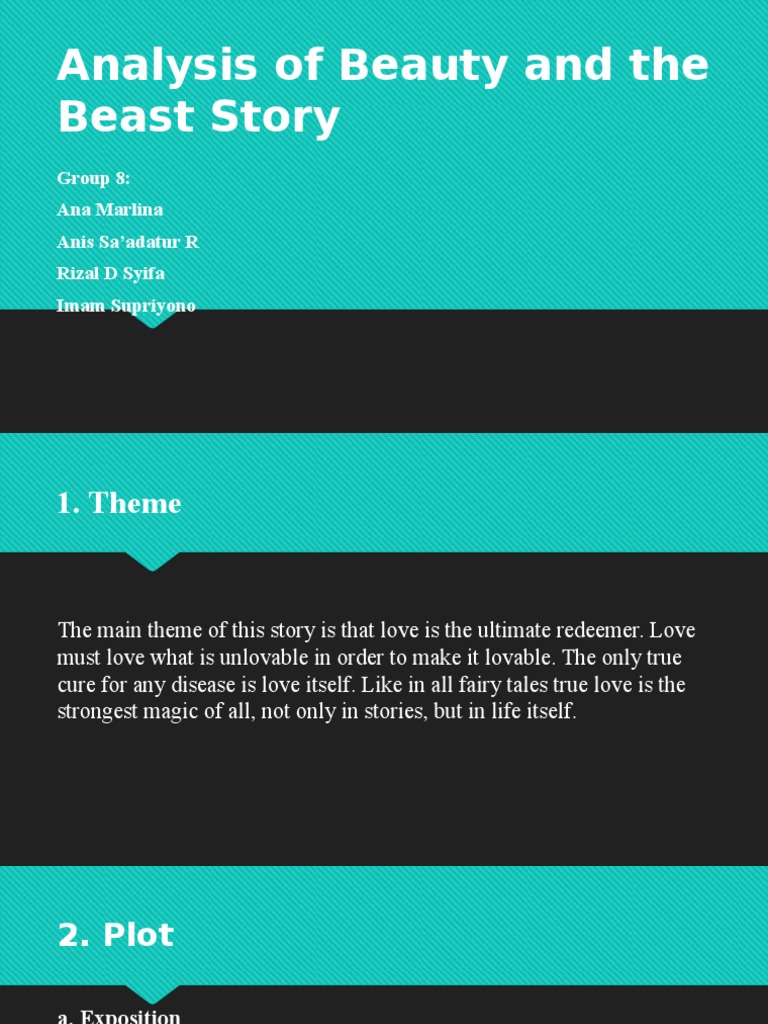 Analysis of Beauty and The Beast Story | PDF