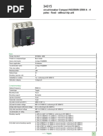 Product Data Sheet: Circuit Breaker Compact NS2000N - 2000 A - 3 Poles ...