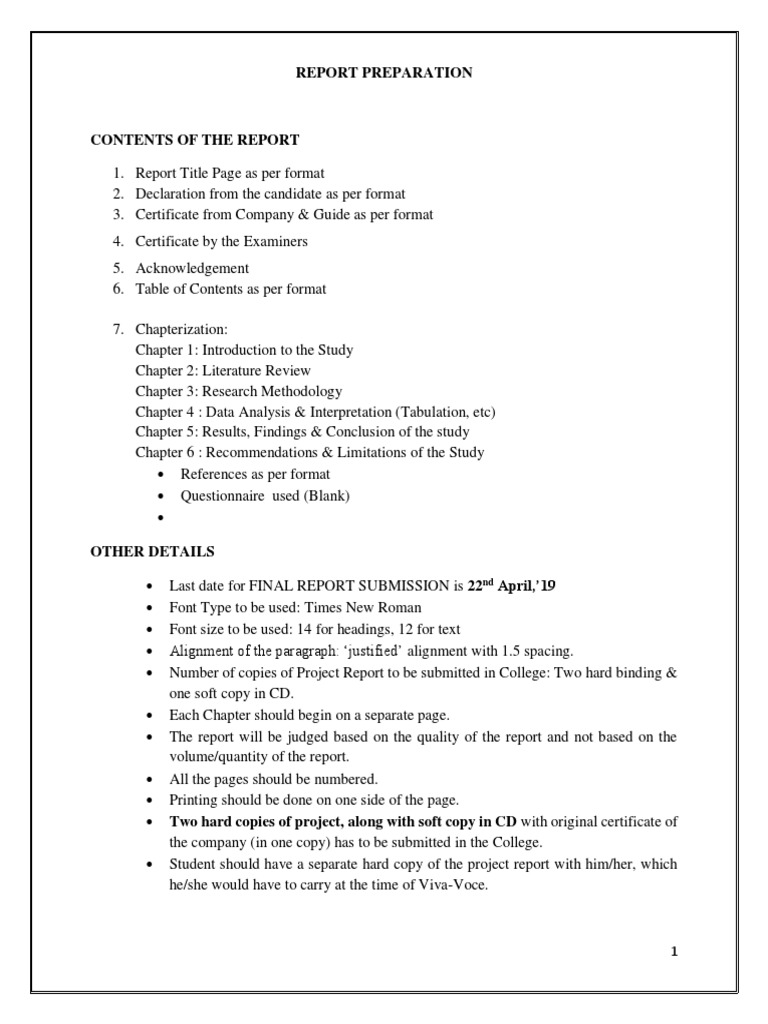 Report Preparation For Bba | Download Free PDF | Hypothesis | Data