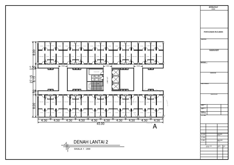 Denah Rusunawa | PDF
