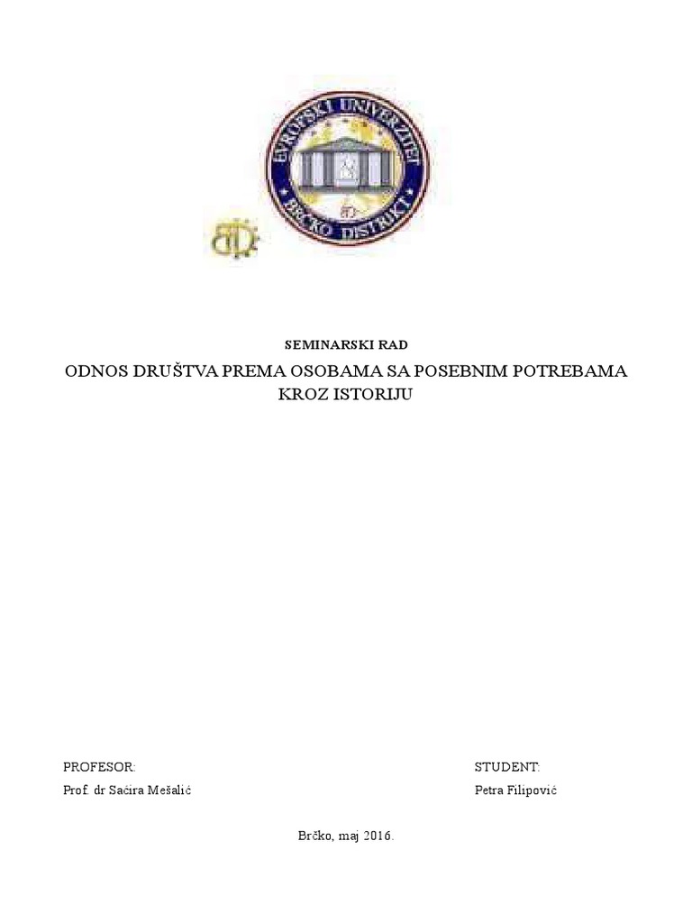 Seminarski Rad | PDF