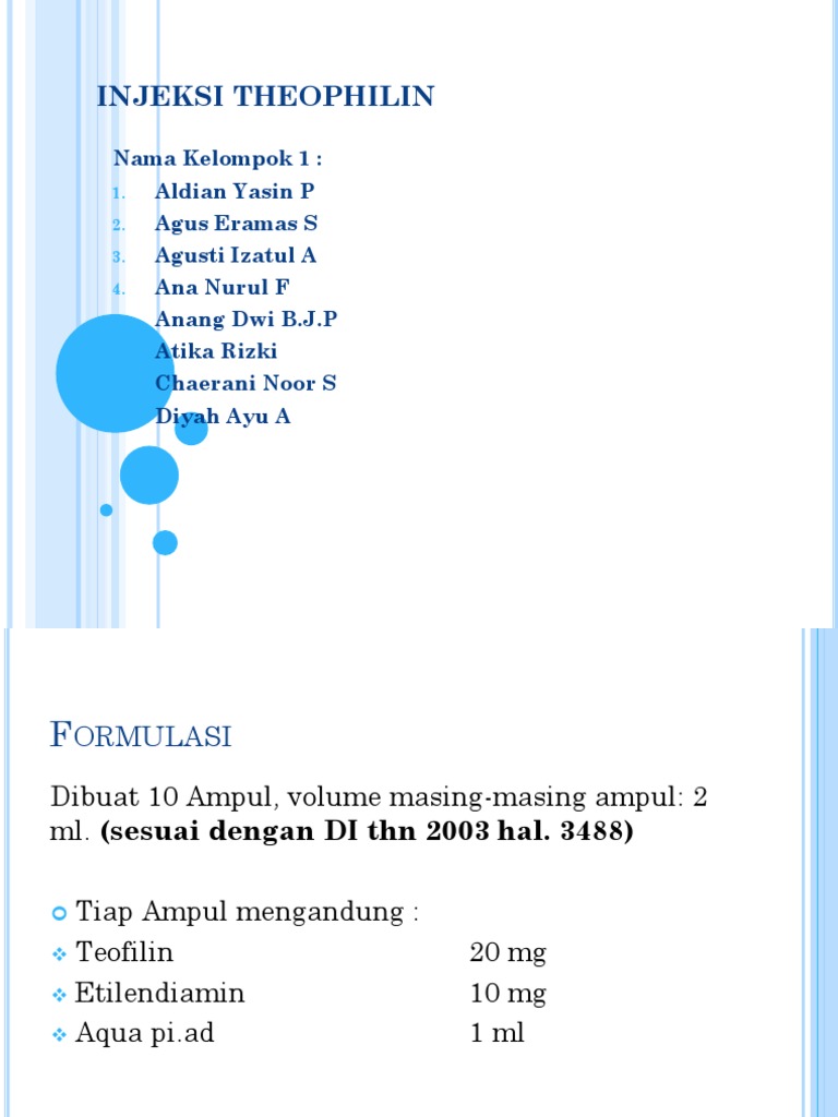 Pre Formulasi Sediaan Ampul | PDF