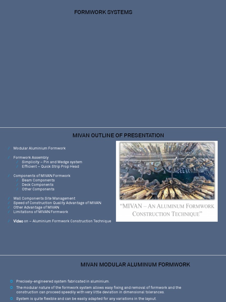 Formwork System For Highrise Buildings. | PDF | Beam (Structure) | Concrete