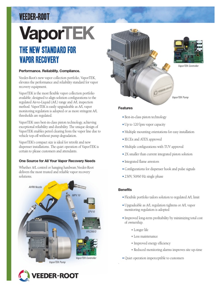 Veeder Root VaporTEK | PDF | Reliability Engineering | Pump