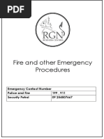 Fire Alarm and Evacuation Announcements | PDF