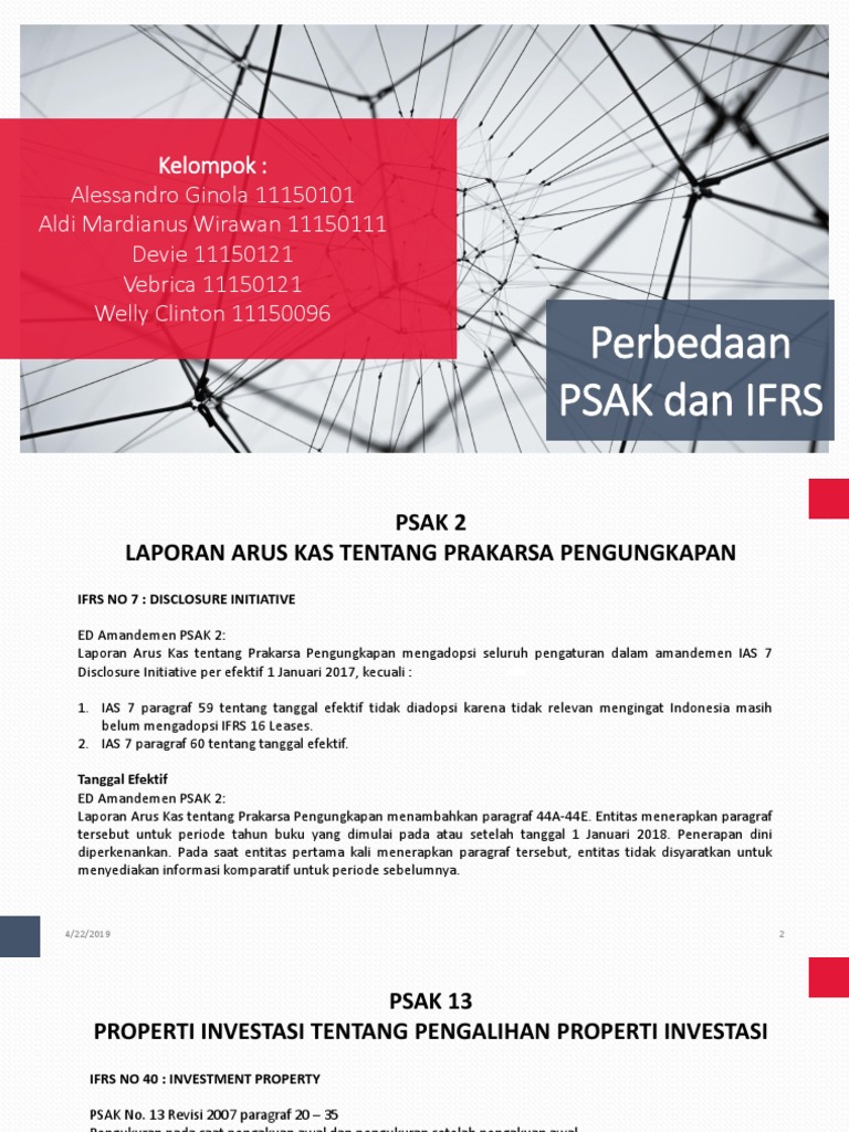 Perbedaan PSAK VS IFRS | PDF | Bisnis | Pengelolaan Keuangan & Uang