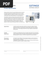 GETINGE GSS67H PROD SPEC 141024 Rev01 | PDF | Computers