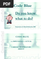 Code Blue Scenario | PDF | Cardiopulmonary Resuscitation | Simulation