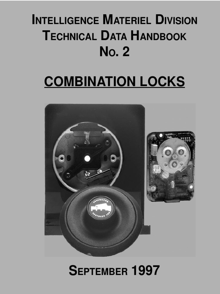 MIL-HDBK Combination Locks (1989!12!31) | PDF | Lock (Security Device) | Information Security