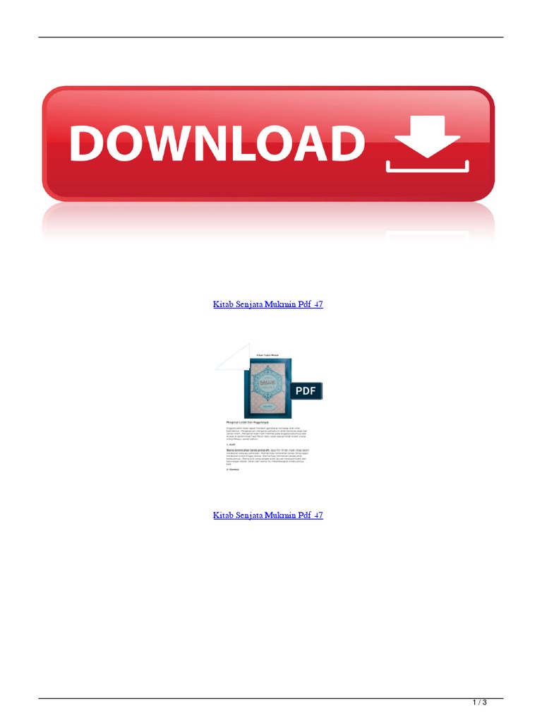 Kitab Senjata Mukmin PDF 47 | PDF