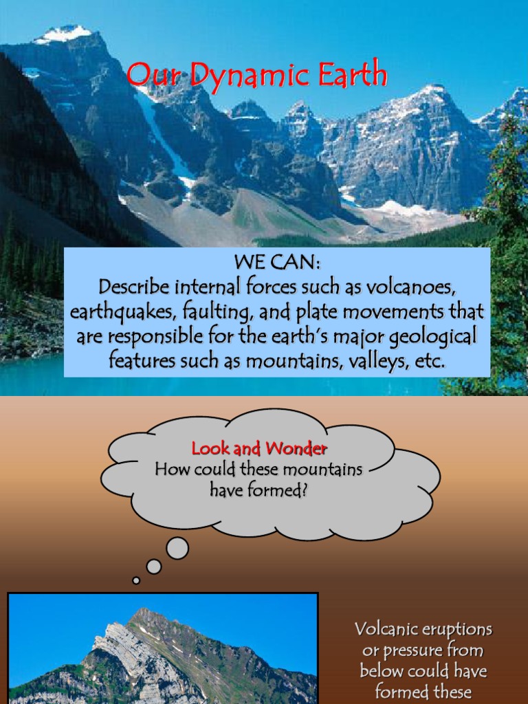 Dynamic Earth | PDF | Plate Tectonics | Mantle (Geology)