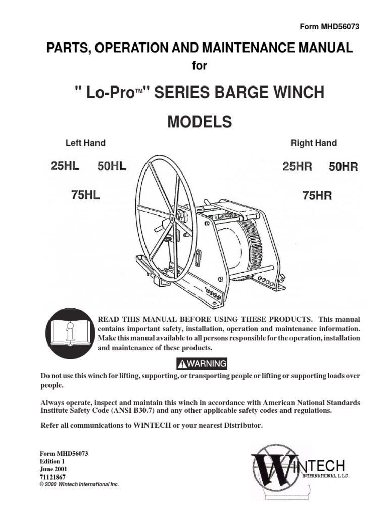 Wintech PDF | PDF | Rope | Screw