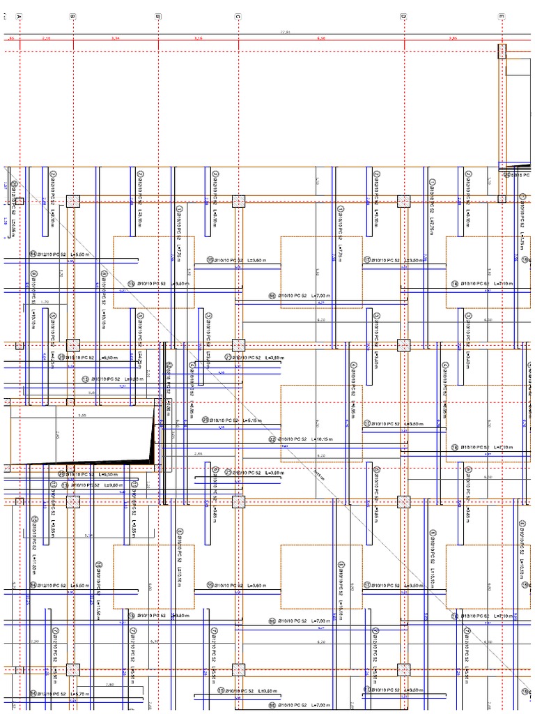 Plan Armare Placa Peste Parter | PDF