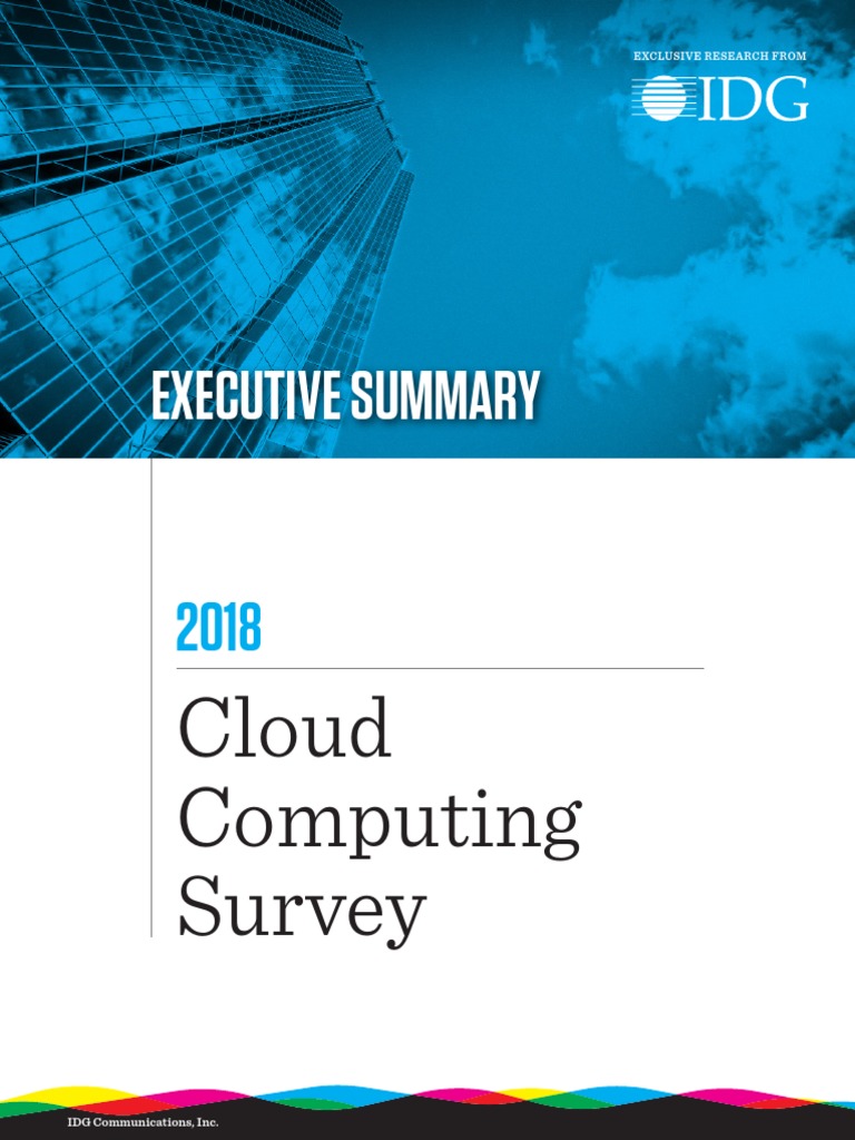 2018 Cloud Computing Executive Summary | PDF | Platform As A Service | Cloud Computing