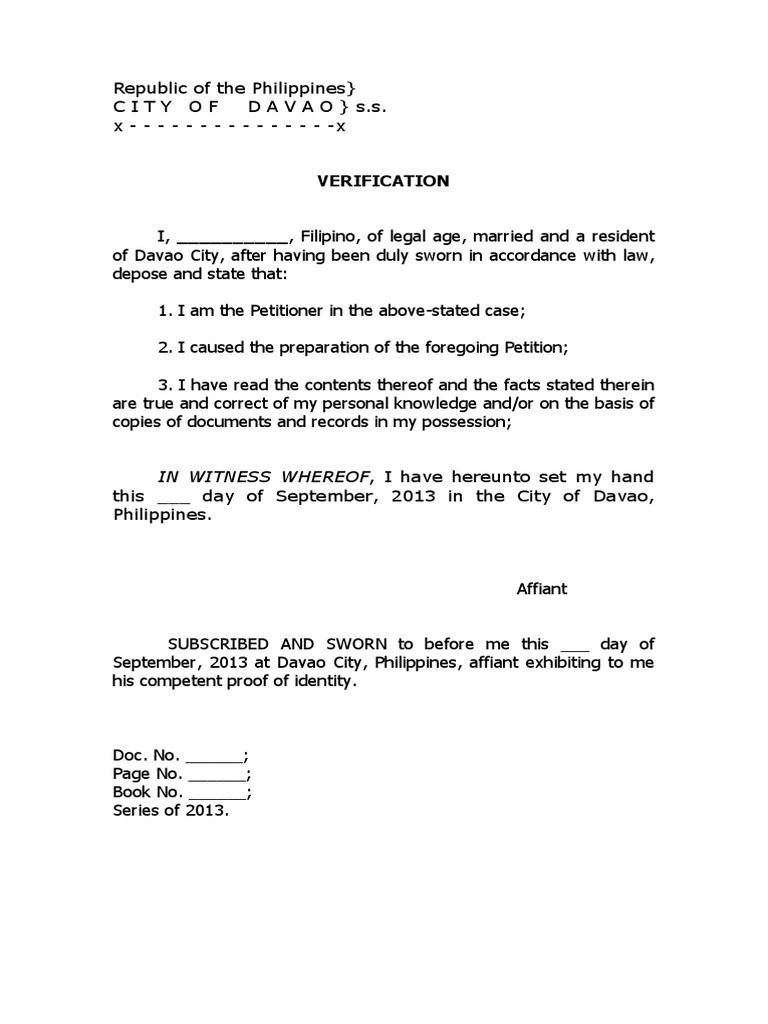 Verification: IN WITNESS WHEREOF, I Have Hereunto Set My Hand | PDF