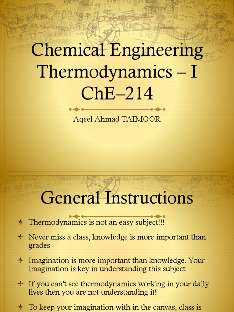 Introduction To Chemical Engineering Thermodynamics | PDF | Temperature ...
