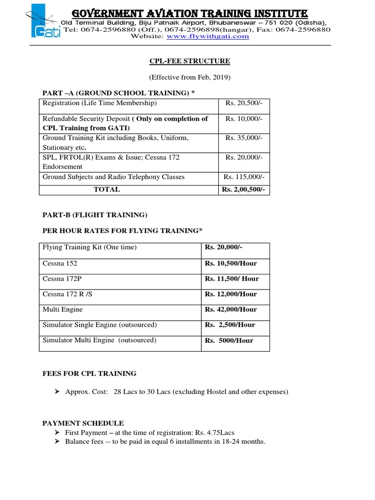 CPL | PDF | Fee | Payments