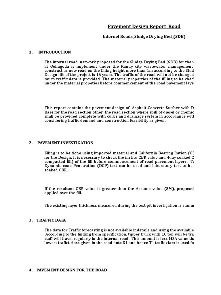 Road Pavement Design | PDF | Road Surface | Road