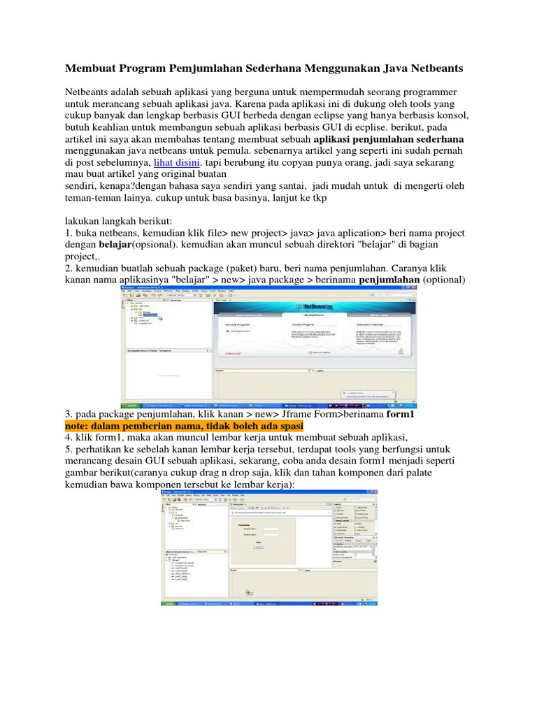 Contoh Program-Program Sederhana | PDF