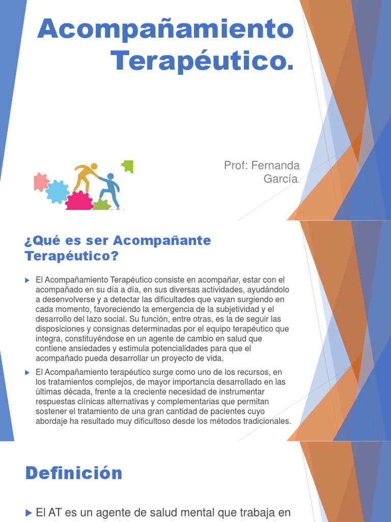 ACOMPAÑANTE TERAPEUTICO ACOMPAÑANTE TERAPEUTICO