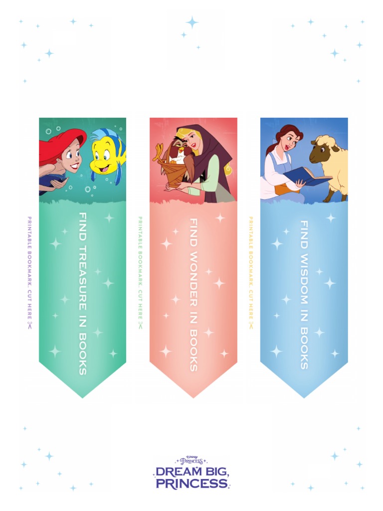 Disney Princess Bookmarks | PDF