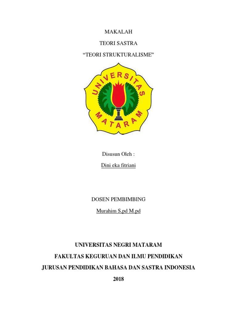 Teori Strukturalisme | PDF | Filsafat