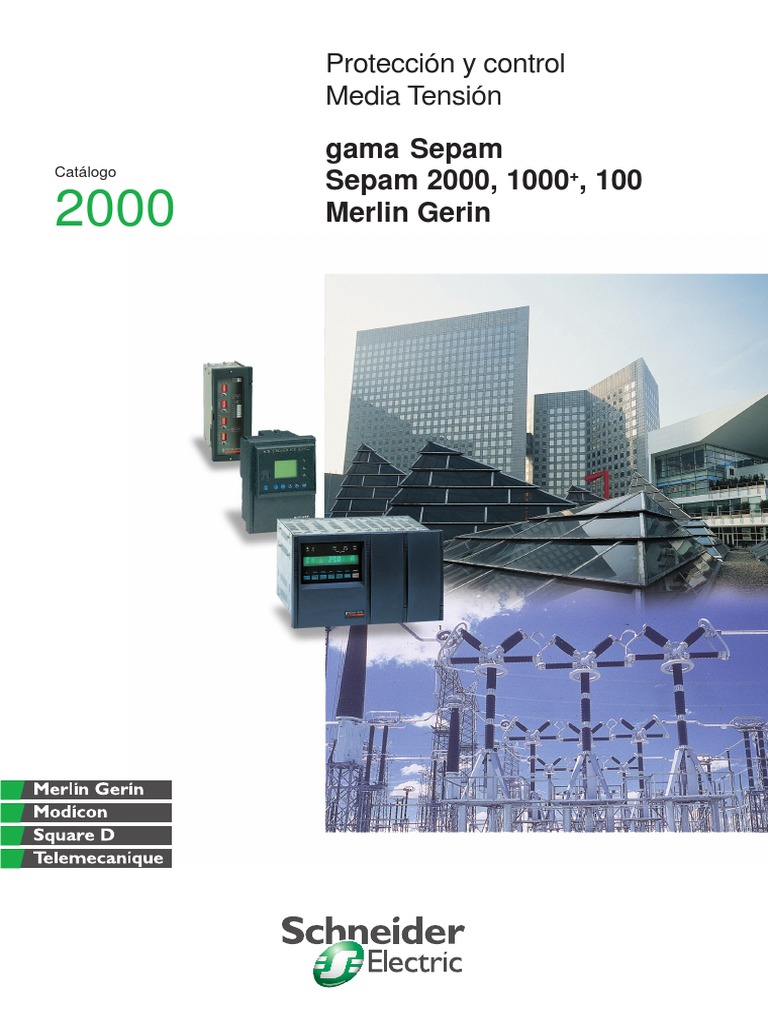 Sepam_2000.pdf | Transformador | Relé