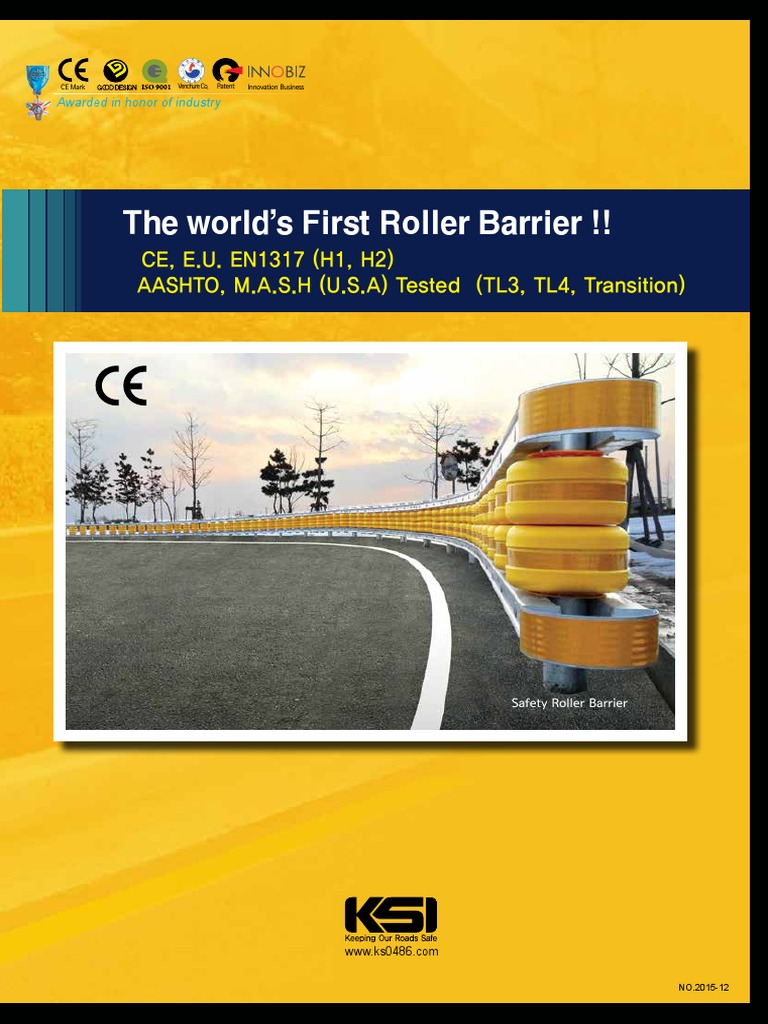 Innovative Safety Roller Barrier System | PDF | Corrosion | Traffic ...