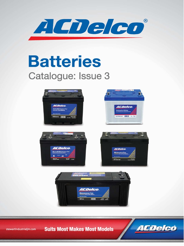 ACDelco Brochure PDF | PDF | Battery Charger | Rechargeable Battery