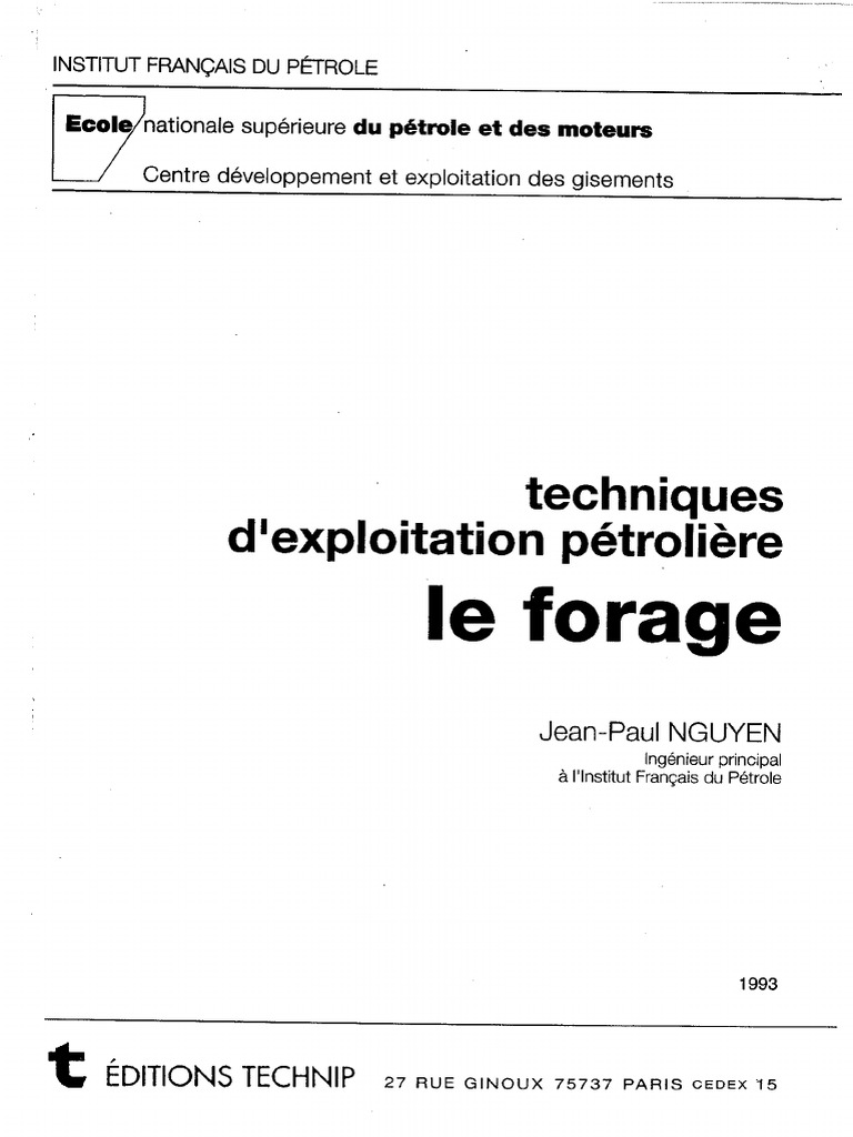 Le Forage Jean Paul Nguyen PDF | PDF